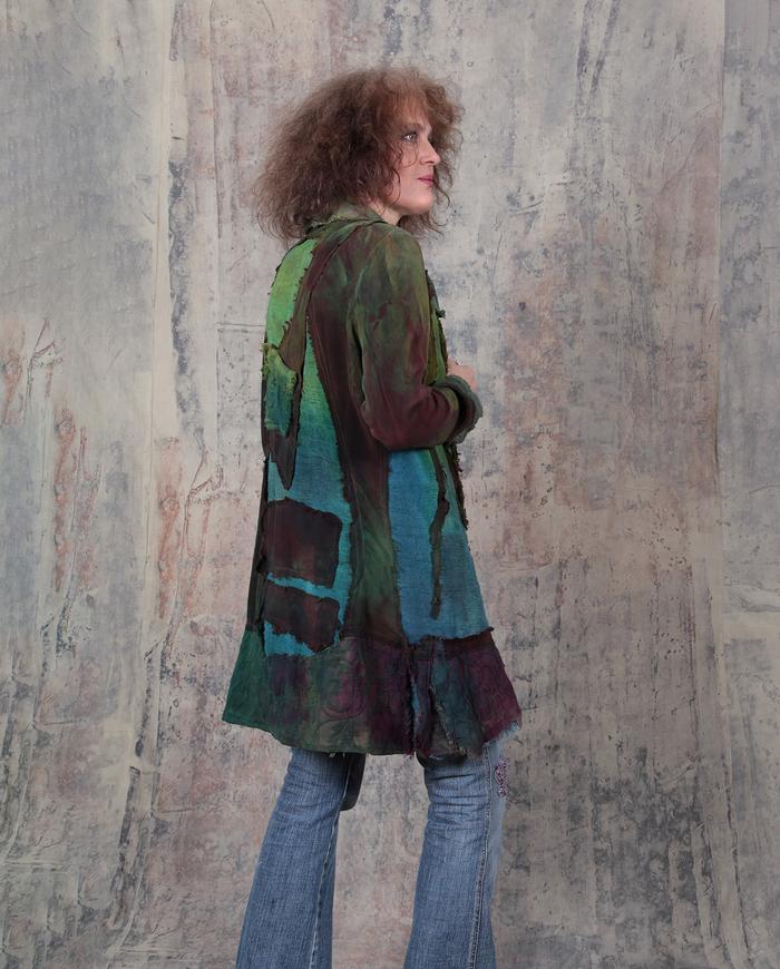 Art-to-Wear by Tatiana Palnitska - 'natural zen' colorful patchwork art ...