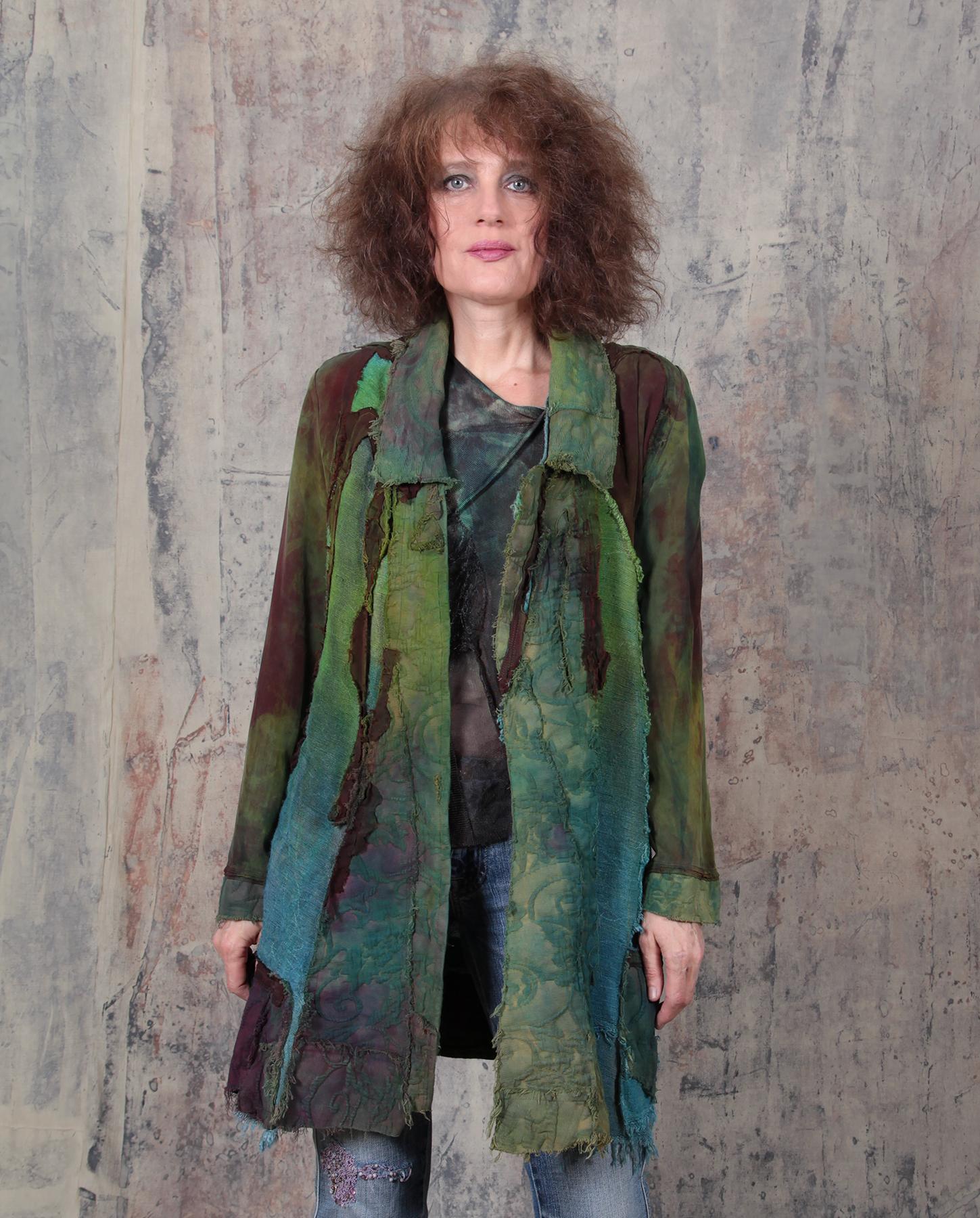 Art-to-Wear by Tatiana Palnitska - 'natural zen' colorful patchwork art ...