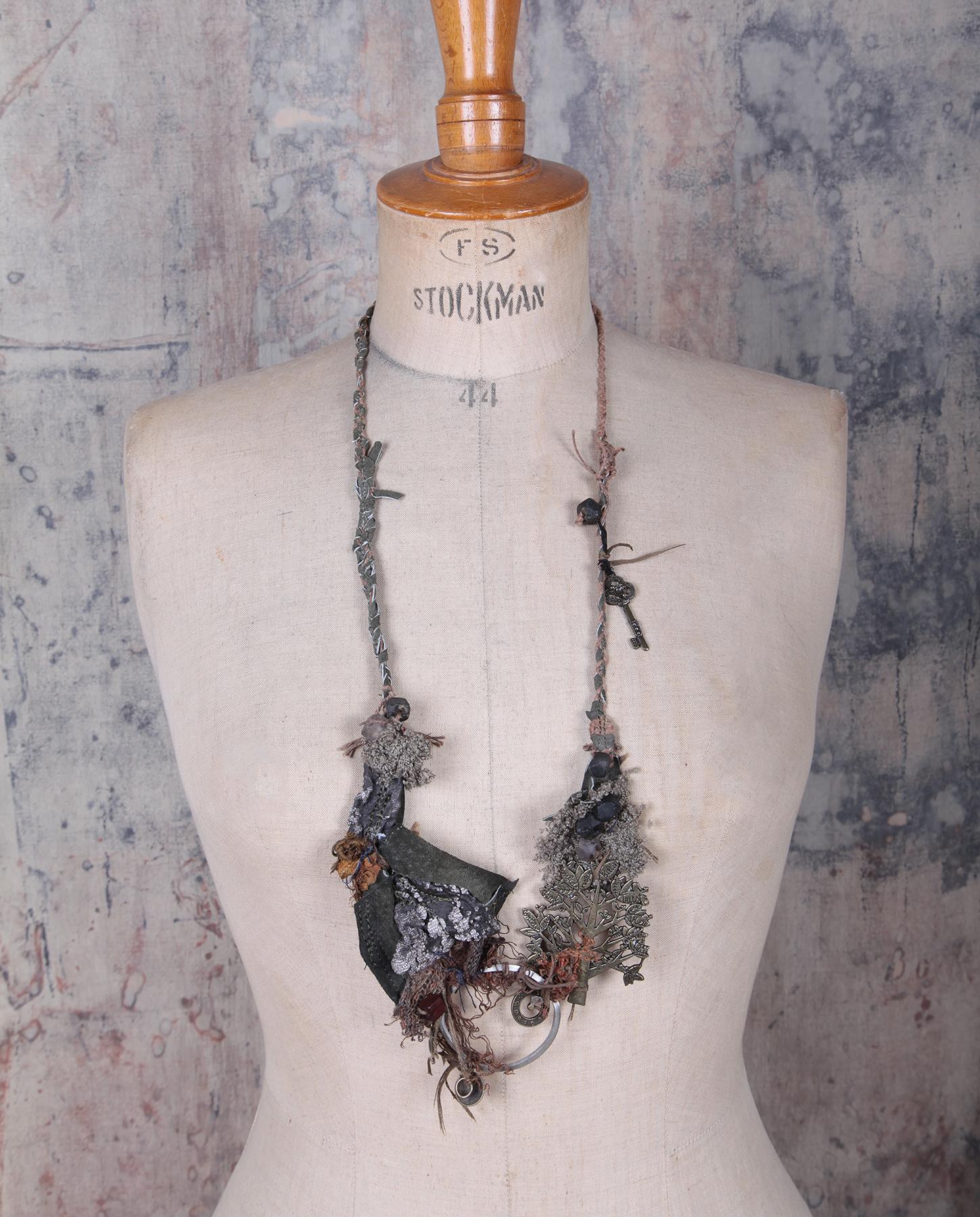 Art-to-Wear by Tatiana Palnitska - 'tree of charms' detailed pendant ...