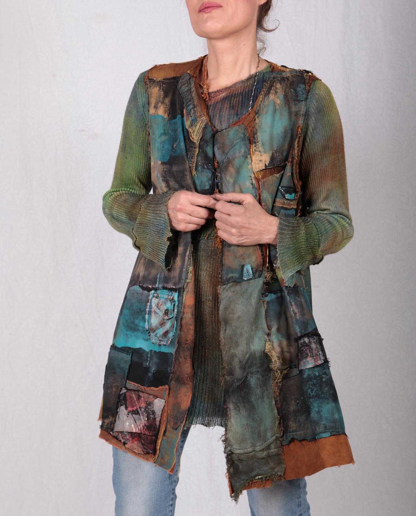 Art-to-Wear by Tatiana Palnitska - 'mix it up' patchwork textured ...