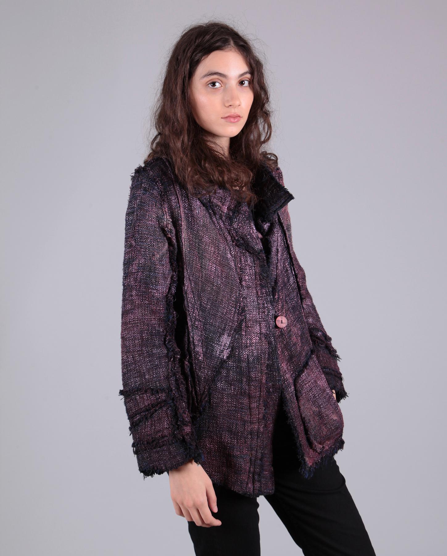 Art-to-Wear by Tatiana Palnitska - 'blush-n-blues' distressed ombre ...