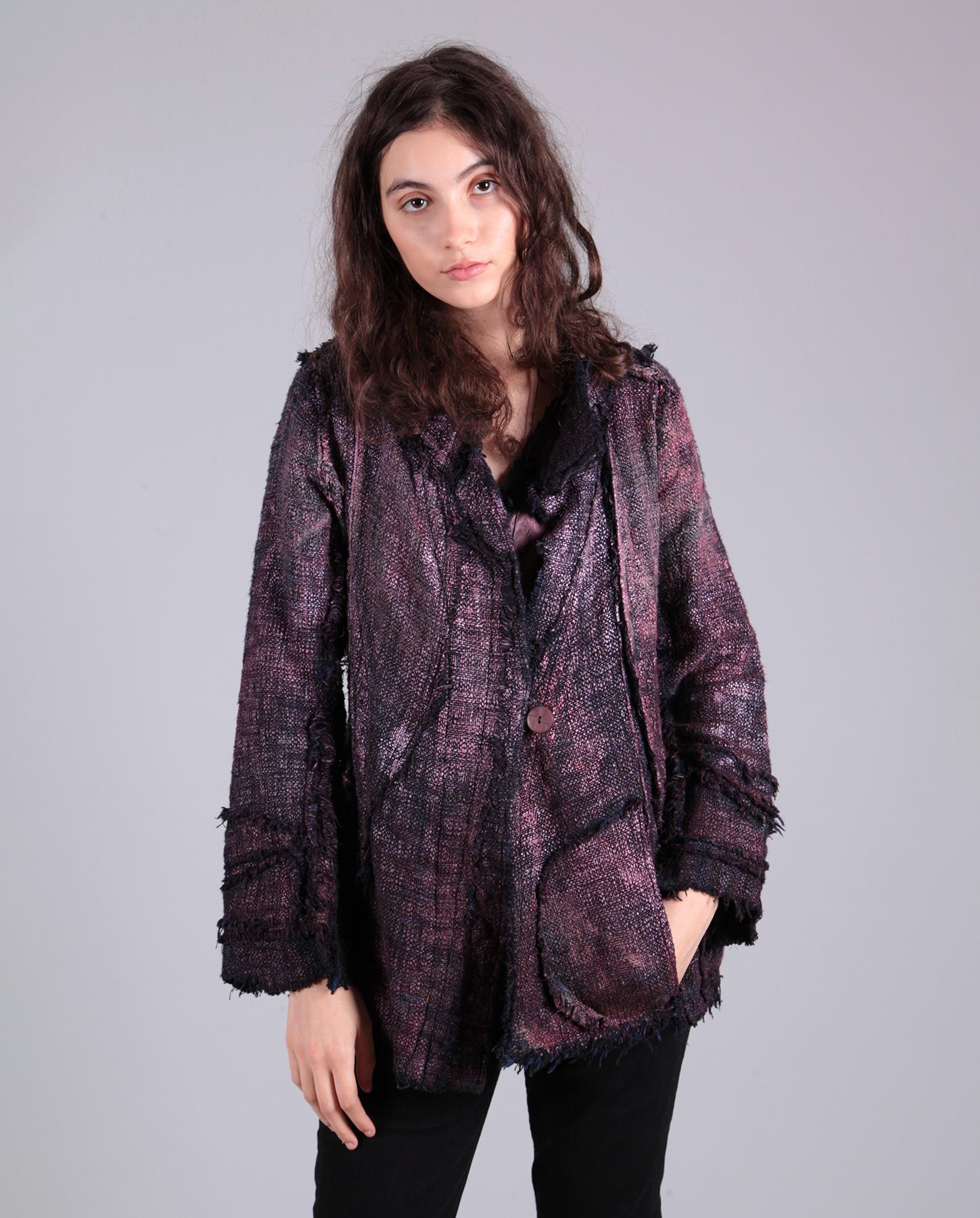 Art-to-Wear by Tatiana Palnitska - 'blush-n-blues' distressed ombre ...