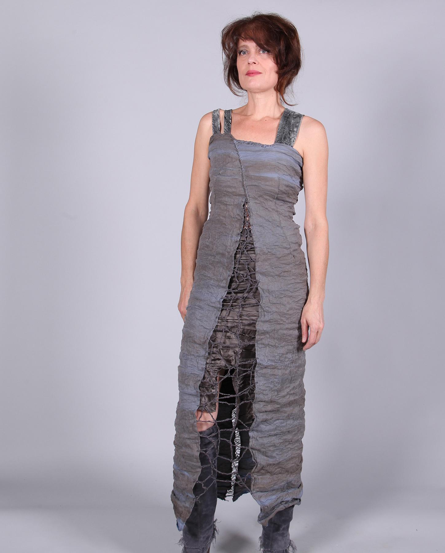 Art-to-Wear by Tatiana Palnitska - couture body-hugging maxi dress ...