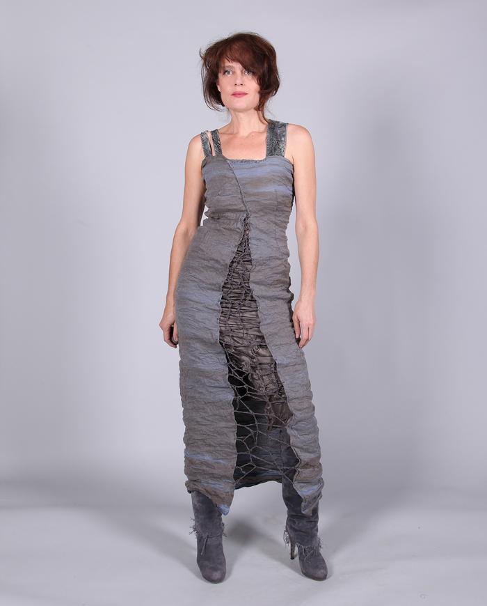 Art-to-Wear by Tatiana Palnitska - couture body-hugging maxi dress ...